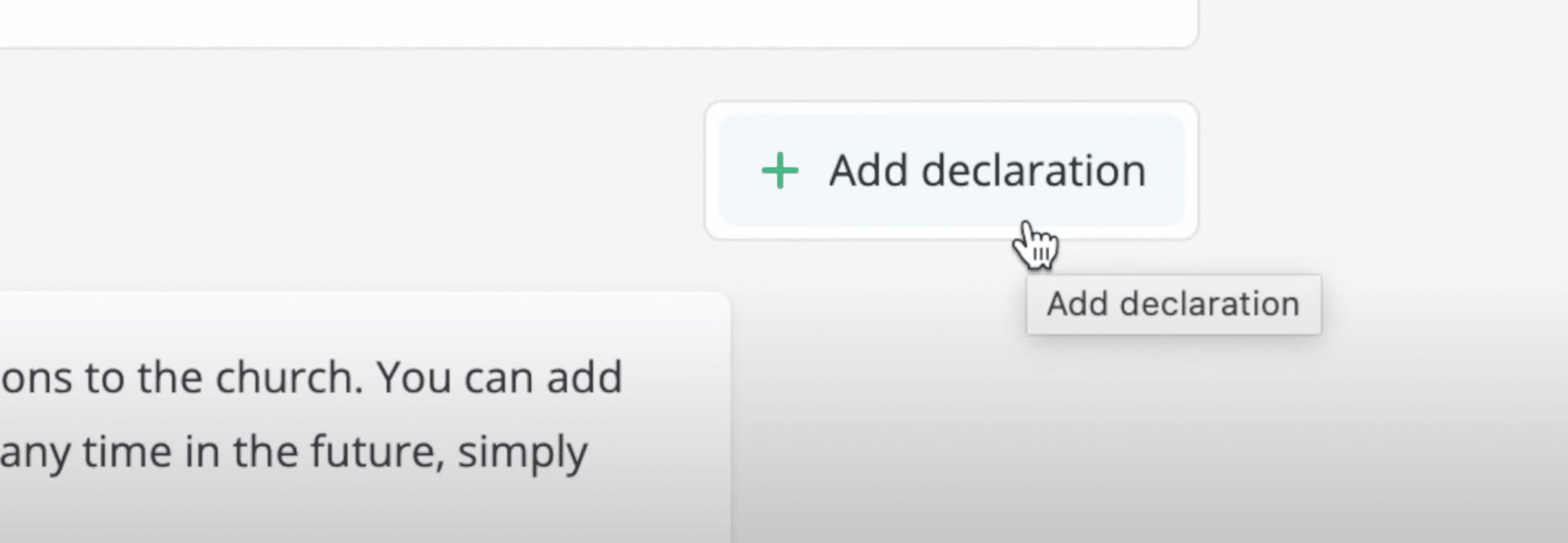 How to add a Gift Aid Declaration - Tees Valley Community Church